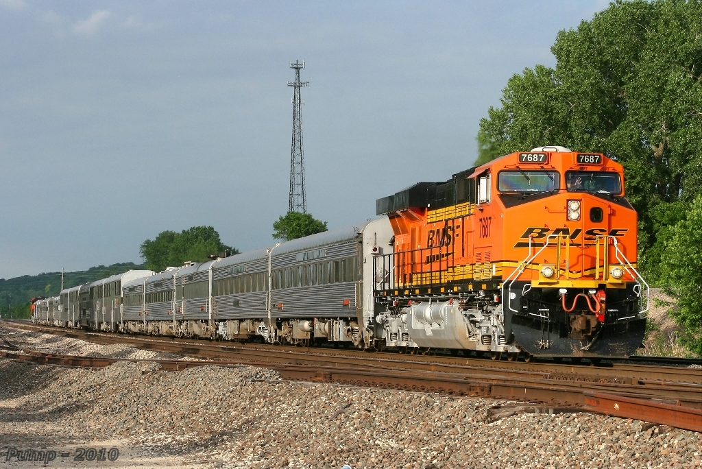 Westbound BNSF Officer Special Train